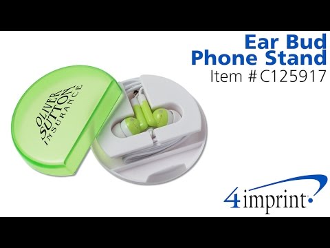 Printed Ear Bud Phone Stand – Promotional Tech Accessories by 4imprint