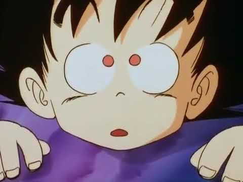 Kid Goku Turns Into Great Ape.