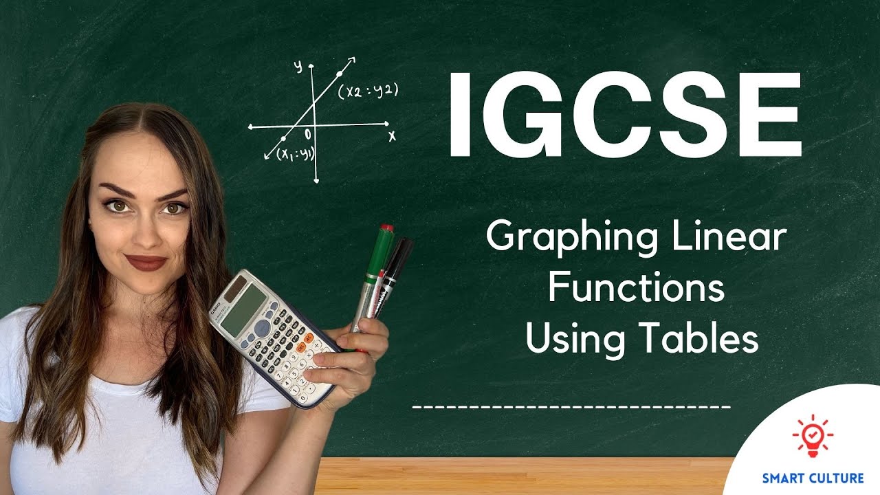 Graphing Linear Functions Using Tables