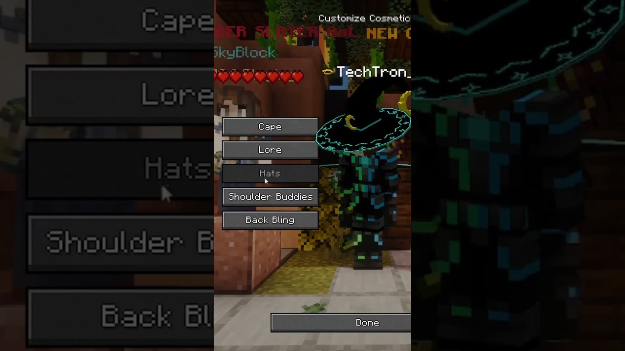 FREE Minecraft Cosmetics Mod