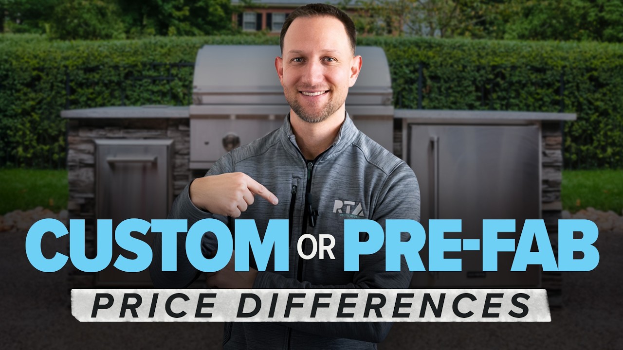 Custom vs Prefab Outdoor Kitchen: Real Price Differences