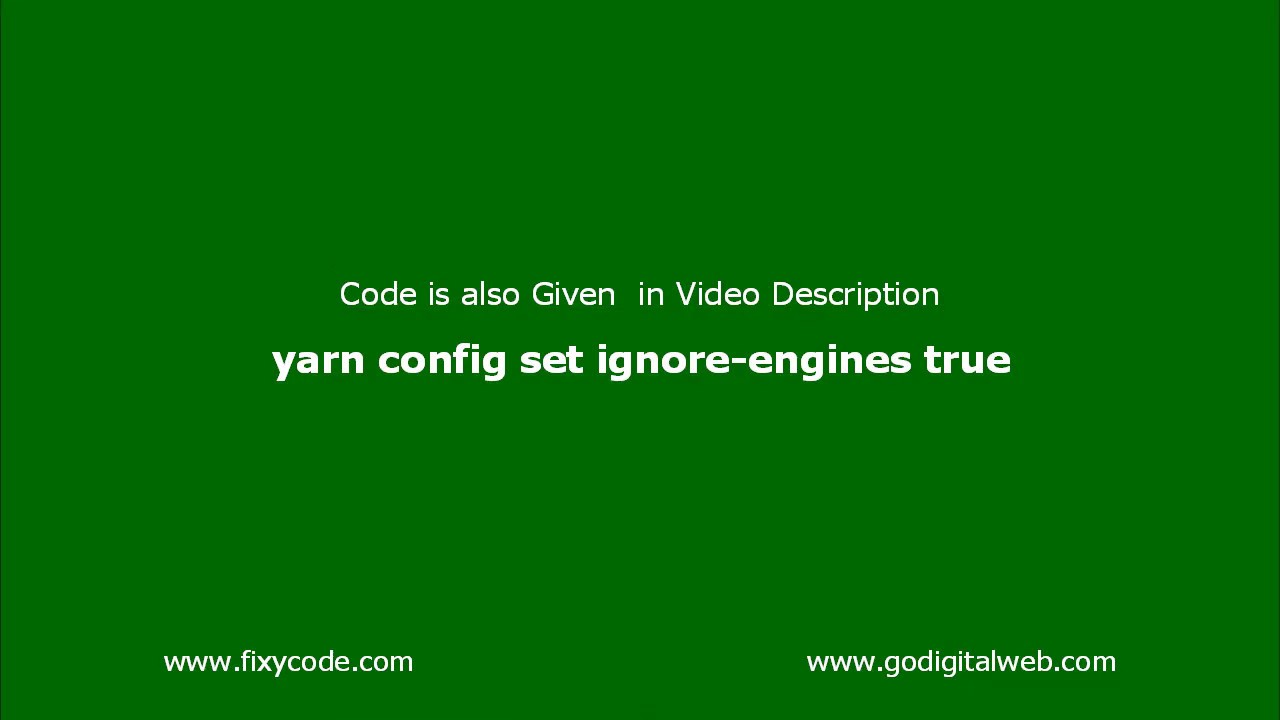 The engine node incompatible with this module In React Native Quick Fix