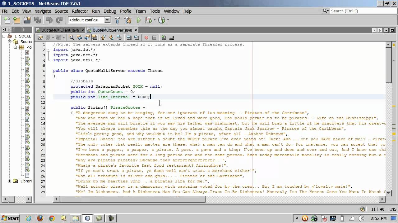 Java - Networking - DatagramSocket, DatagramPacket and MulticastSocket Classes