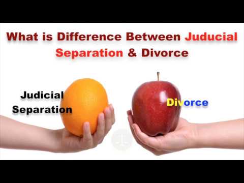 What is Difference Between Juducial Separation & Divorce?