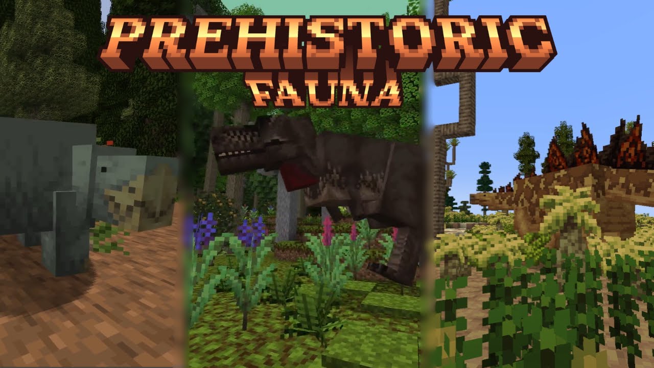 Prehistoric Fauna | Minecraft Mod Showcase (1.20.1)