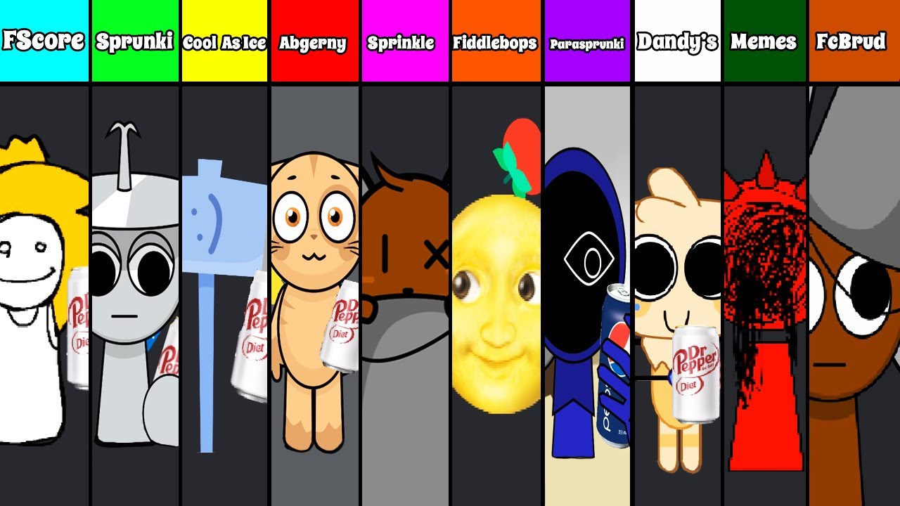 EVERY Characters From FScore! All Newest Mod Versions Comparison