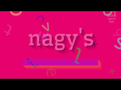 How to say "nagy's"! (High Quality Voices)