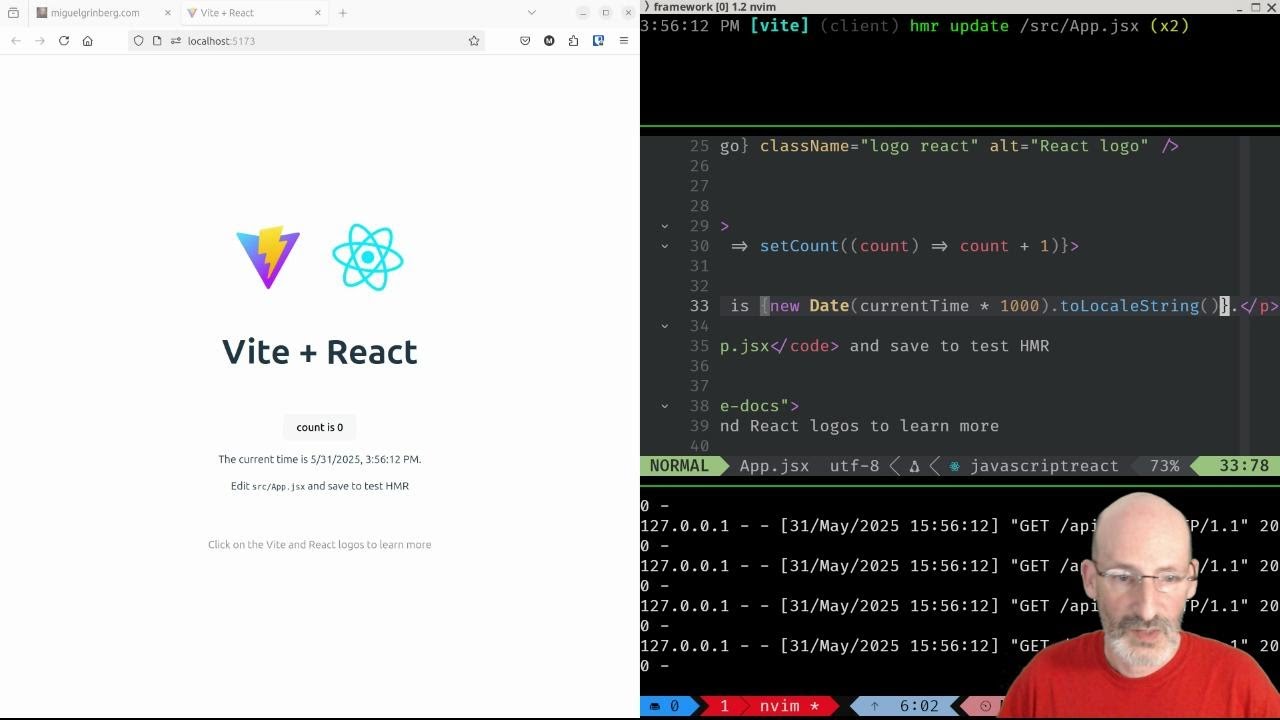 Create a React + Flask application (New 2025 version!)