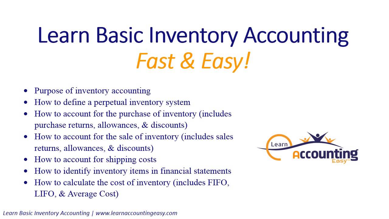 Learn Basic Inventory Accounting - Course Intro