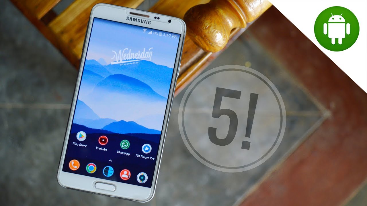 Top 5 New Icon Packs For Android 2017
