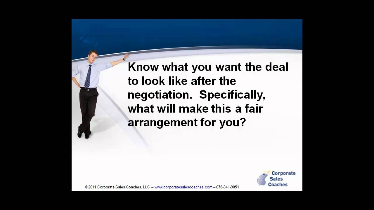 Seven Steps to Win-Win Negotiation