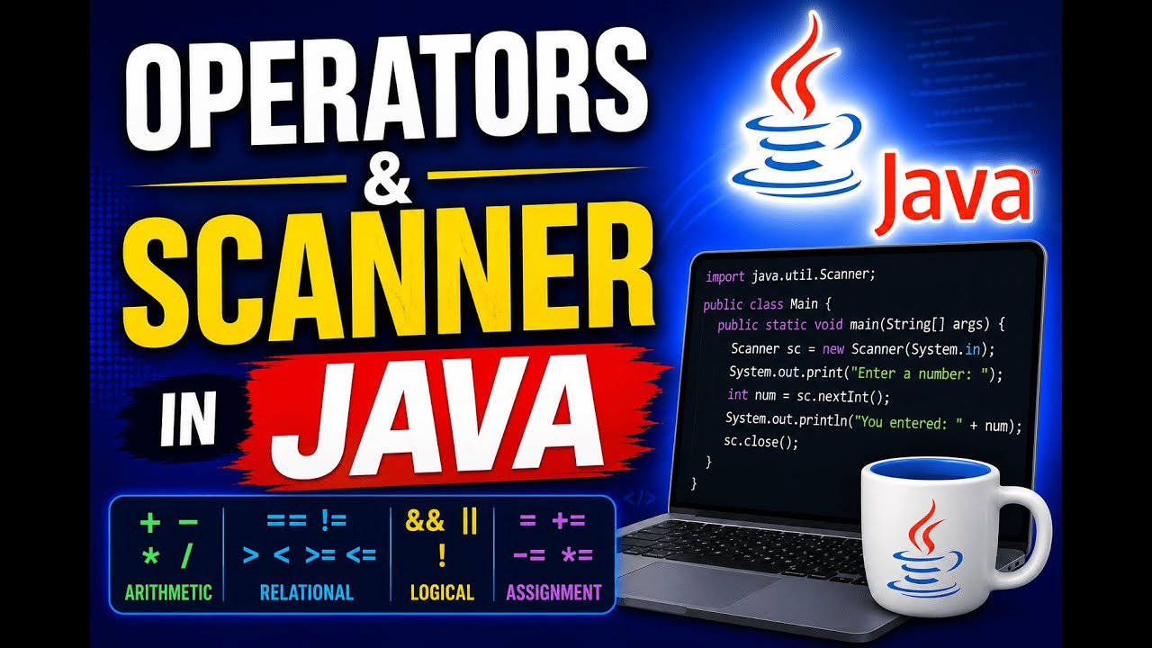 Operators & Scanner -- JAVA