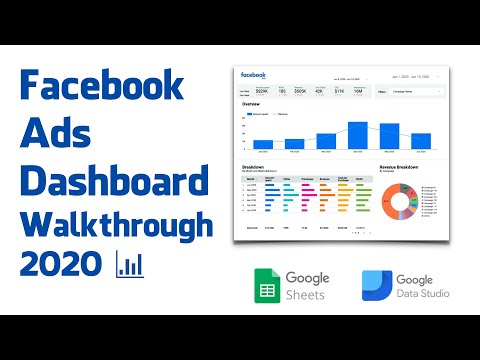 Facebook Ads Reporting Dashboard Template Walkthrough for Google Sheets & Google Data Studio