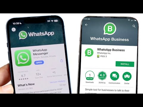 WhatsApp Vs WhatsApp Business! (Comparison) (Review)