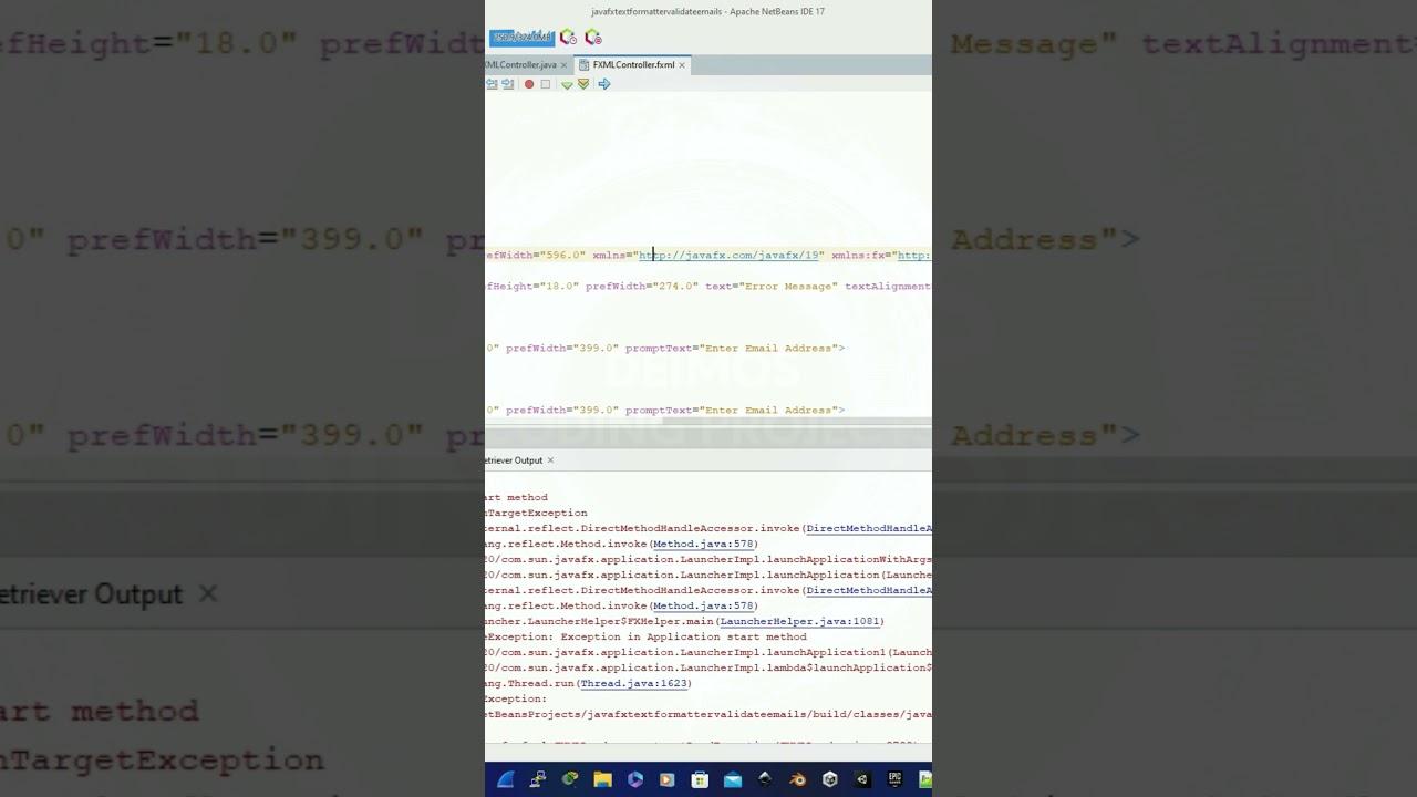 How to Fix JavaFX FXML Loader Crashing General Exception Errors 🛠️#shorts