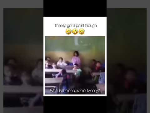 What is the opposite of messy? #viralshort #trending #funny #memes