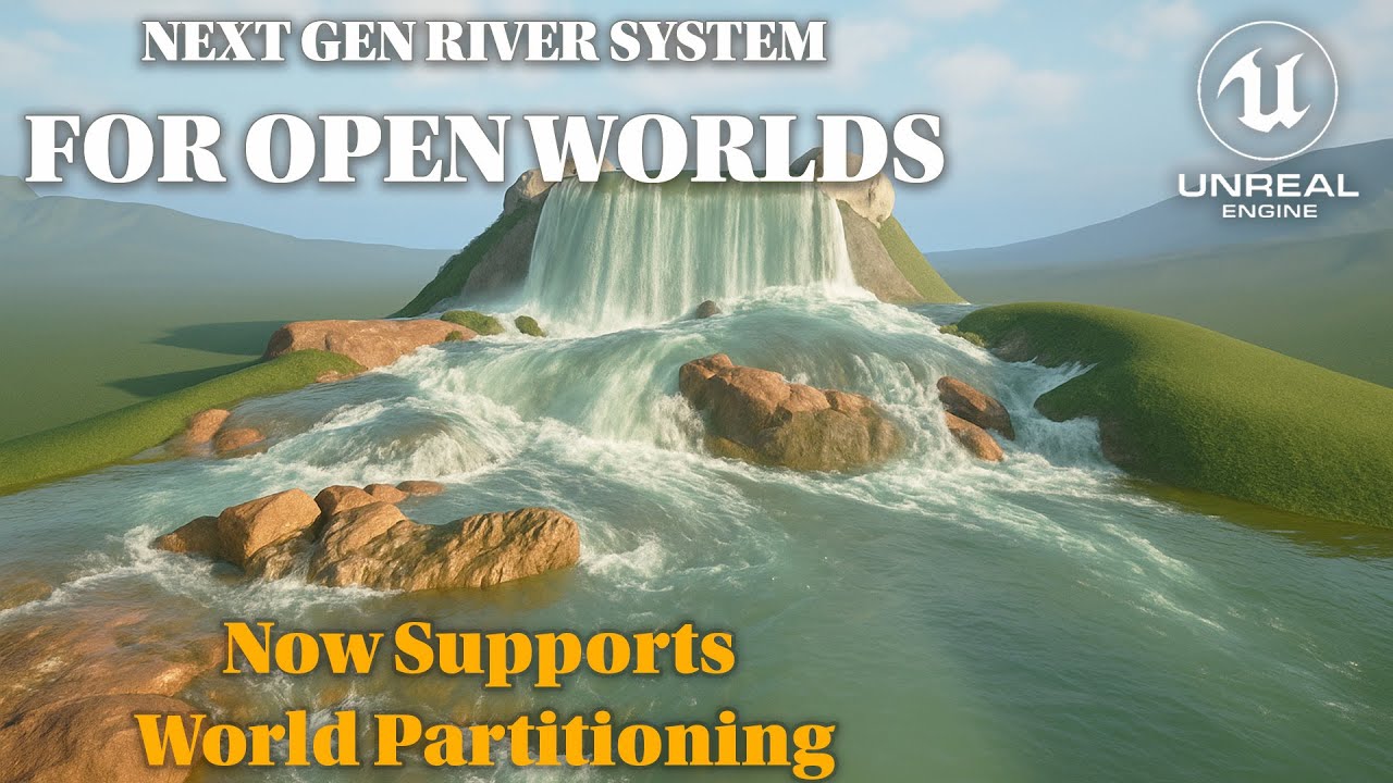 UE5 River Simulation | Realistic Open World Water System | Tutorial Trailer