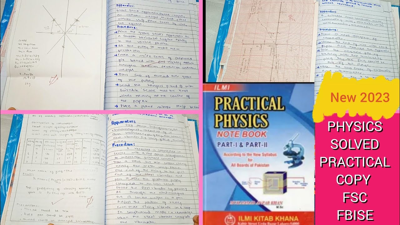 |How to make Physics practical copy class 12|Solved Physics practical Notebook|