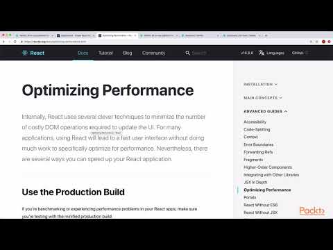 Learn Learning React Build React App to Optimize for Production | packtpub com - Mind Luster