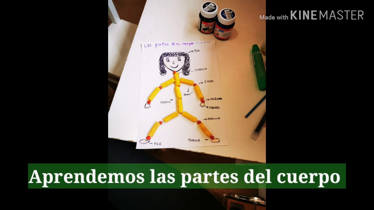 #Educaencasa Manualidad para aprender el cuerpo humano