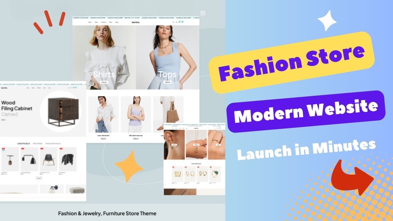 Fashion & Jewelry, Furniture eCommerce Store | Modern, Clear and Fast WooCommerce Theme | Bemins