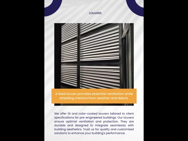 Louvers For Window - Gi Ventilation Louver Manufacturer from Nagpur