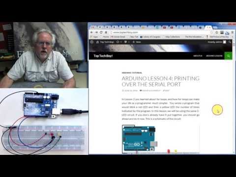 LESSON 4 Printing Over the Arduino Serial Port - الورشه