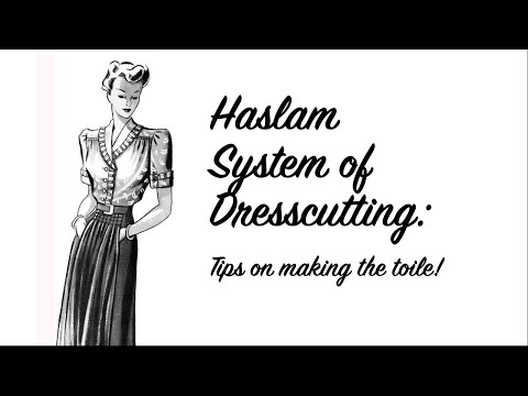 The Haslam System of Dresscutting: Creating a toile – Killer Kitsch Designs