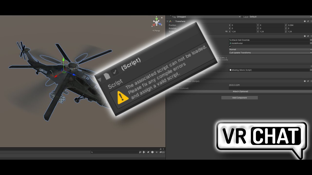 VRCHAT How to remove the annoying missing scripts that prevents you from uploading your Avatar