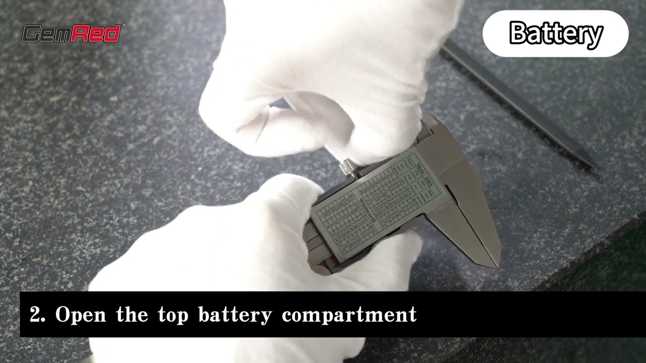 GemRed Bluetooth Digital Caliper User Manual