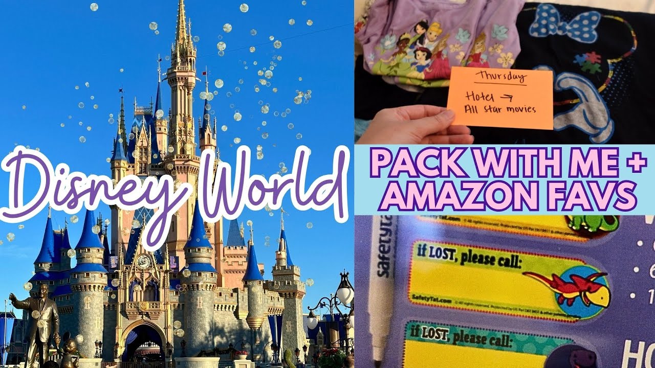 Pack With Me for Disney World! Amazon Must-Haves + Mom Tips 🏰