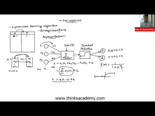 What is Perceptron Learning Algorithm | AI Basics | AI Online Course