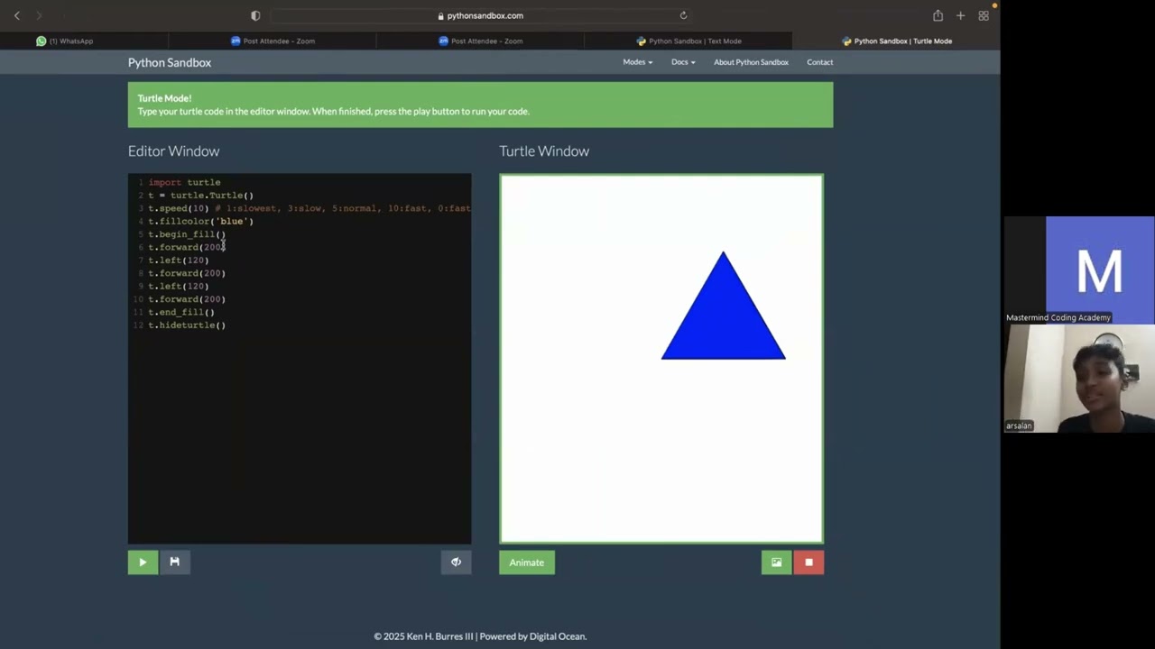 Kids Coding Class | Python Turtle Drawing