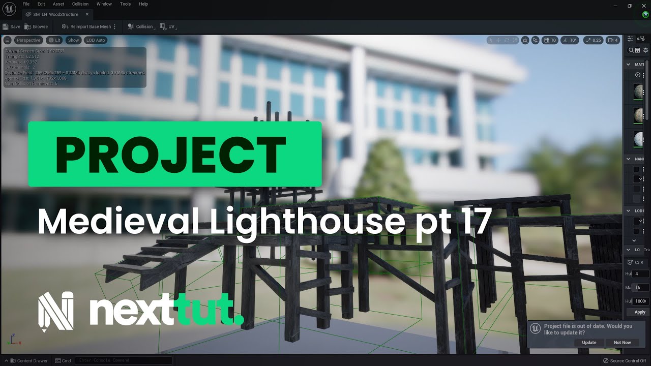 MAYA TUTORIAL | Medieval Lighthouse tutorial pt17