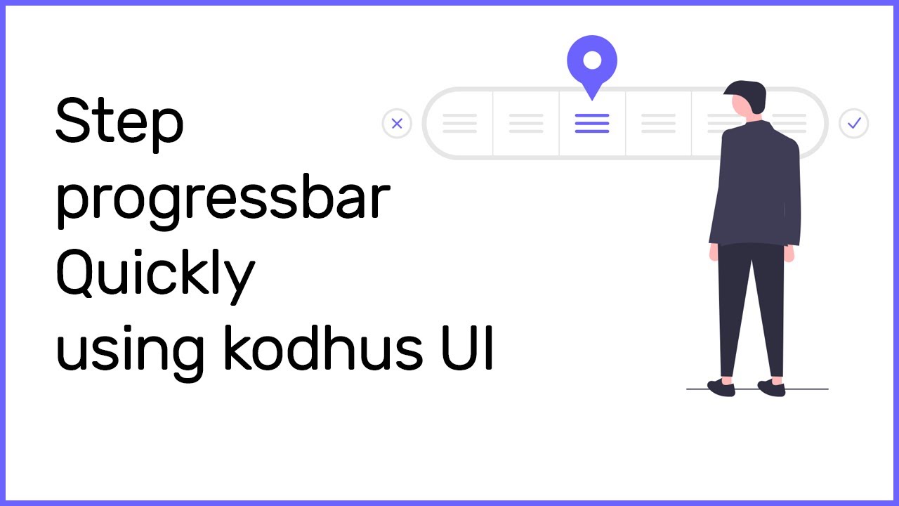 How to create a Step progress bar real quick