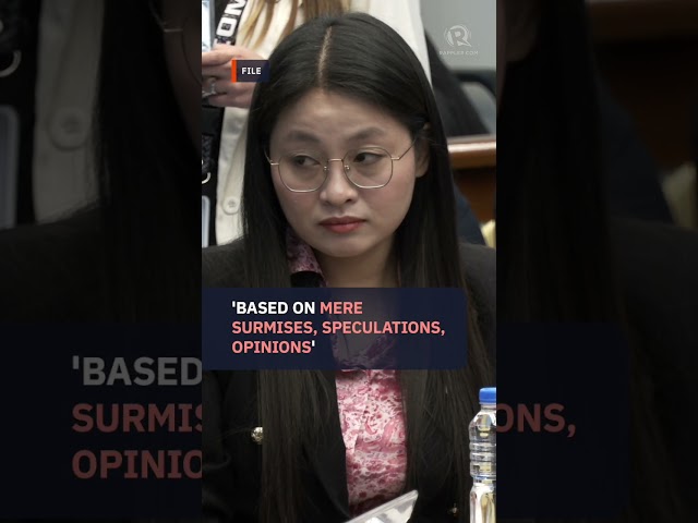 Alice Guo wants suspension lifted, says Ombudsman acted on 'speculations'