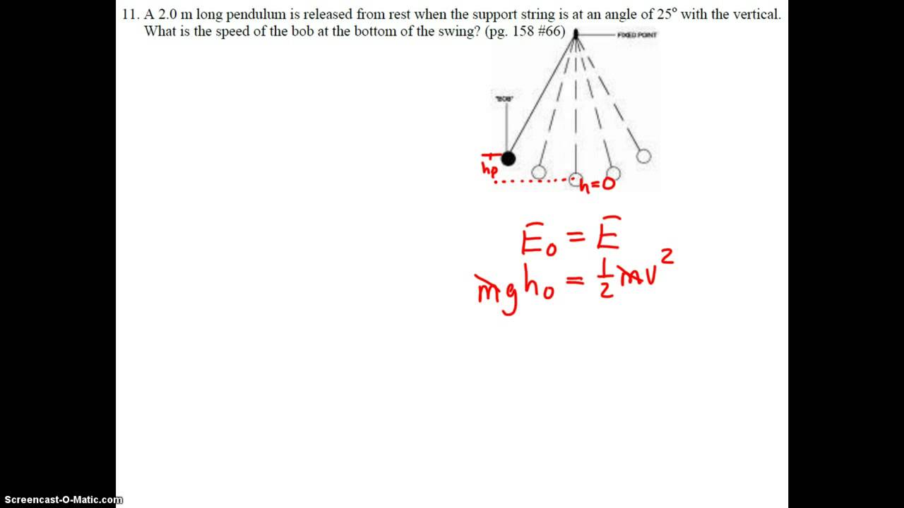 College Physics Work, Power & Energy Problem Set #11