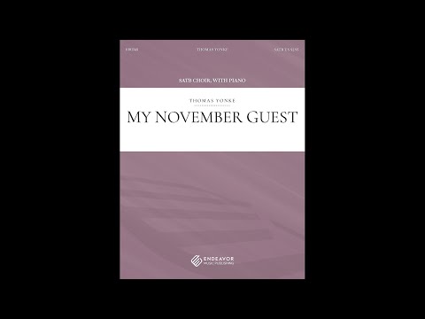 My November Guest Sheet Music by Thomas Yonke (SKU: 1001345) - Stanton ...