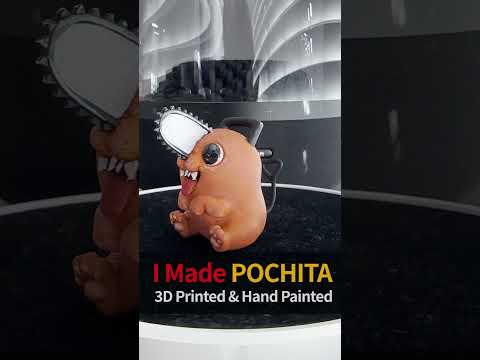 🎨 Pochita Fan Art – Chainsaw Man・ 3D File for 3D printing・Cults