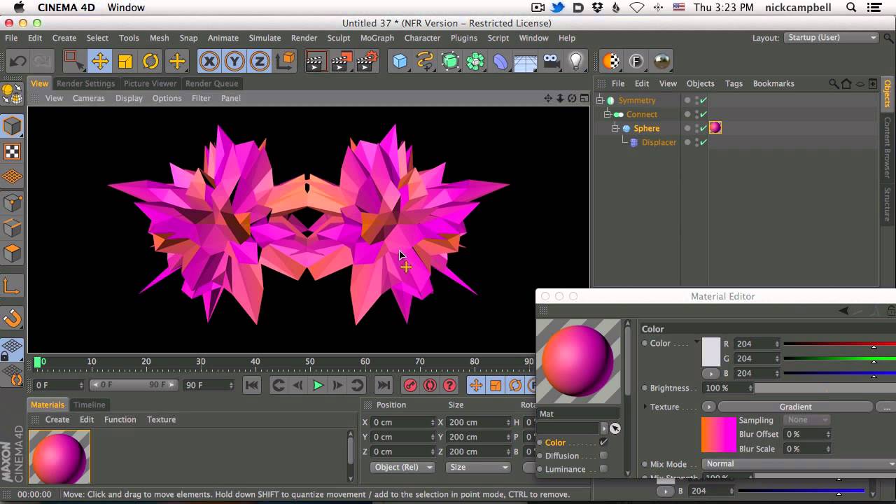 Cinema 4D Tutorial - Low Poly Techniques for Cinema 4D