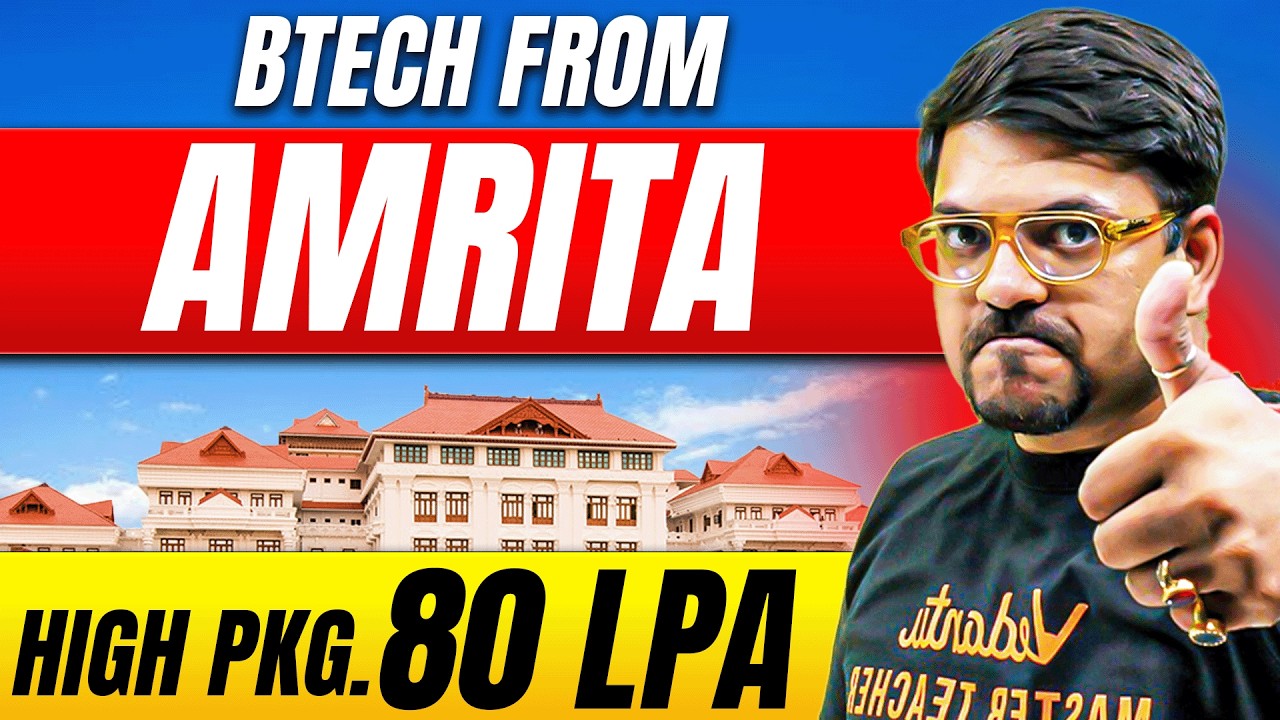 BTech From Amrita University in 2026 | Admission, Fees, Placements & Full Details | Harsh Sir