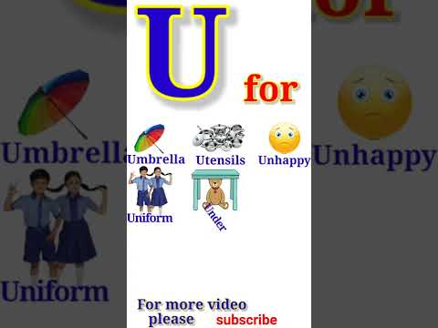 u for word