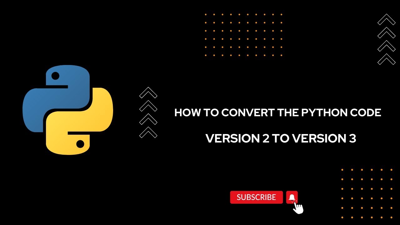 How To Convert The Python Code Version 2 To Version 3 #pyhton #programming