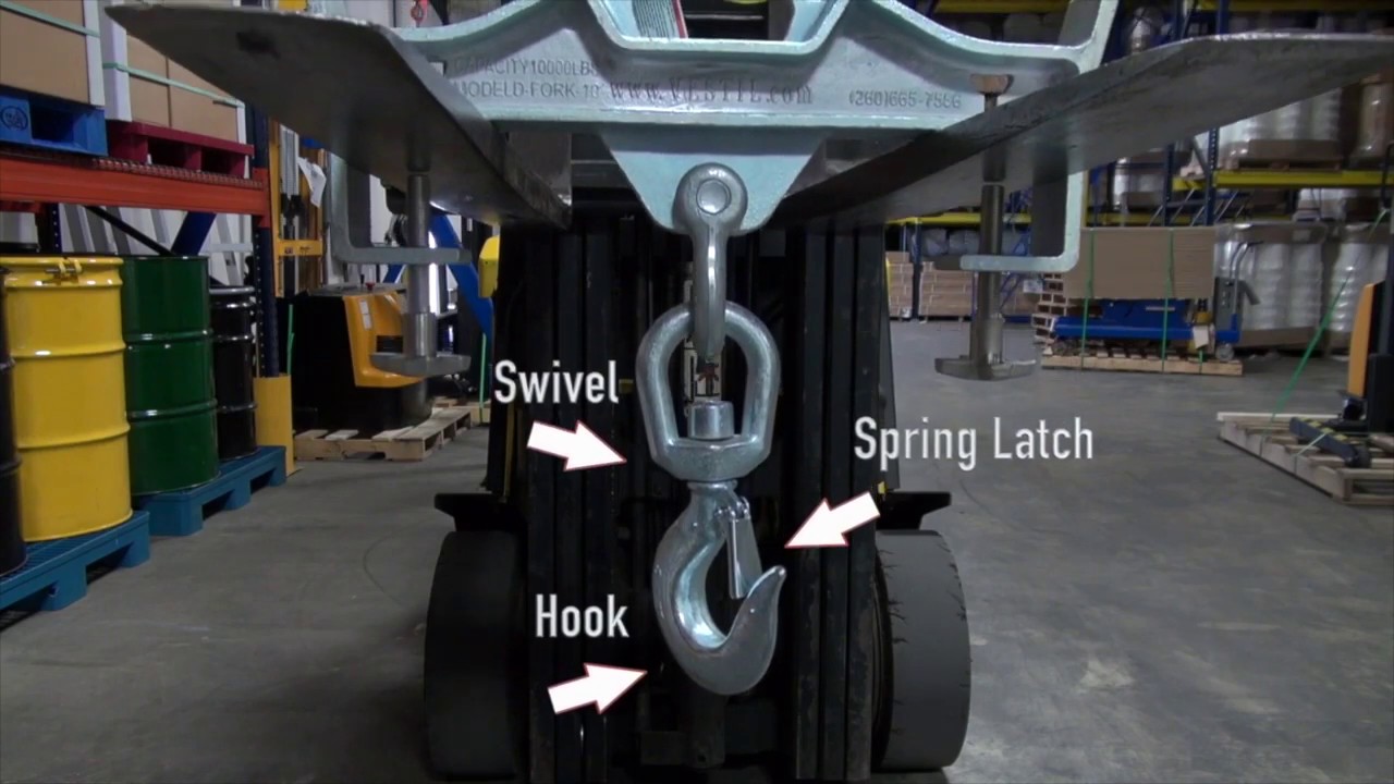 Vestil D-FORK-10-SL Double Hoisting Hooks