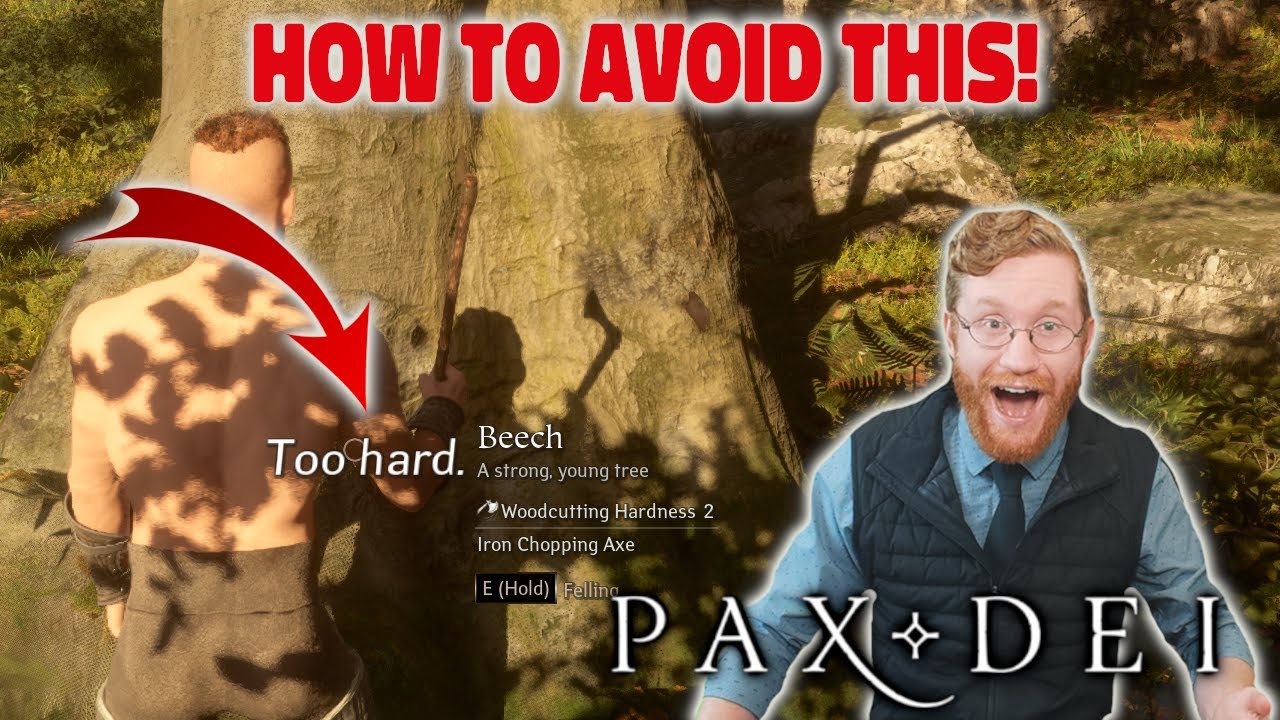 Getting Started with Woodcutting in Pax Dei 1.0 (Tutorial)