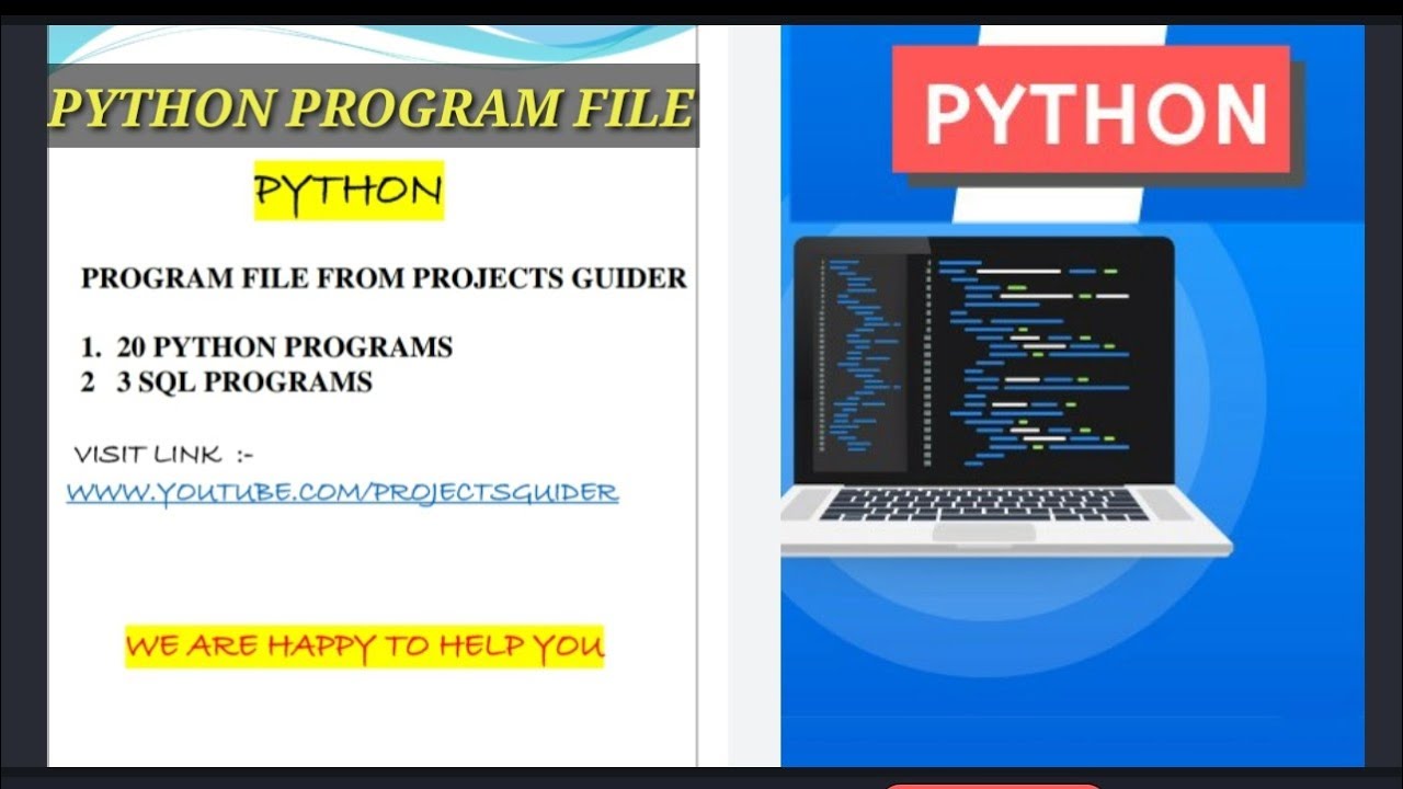 Python program file cs | ip | python practical file class xii|  BCA | B.Tech