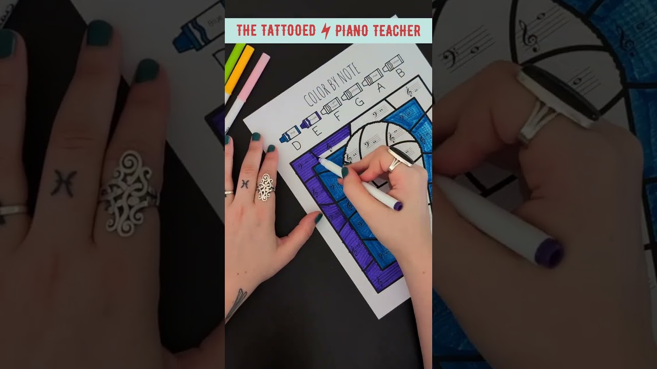 Music Worksheets for Summer: Coloring Pages!