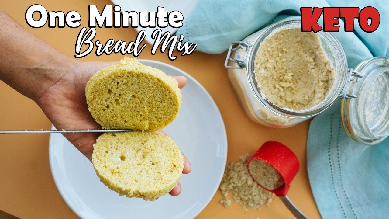 One Minute Keto Microwave Bread