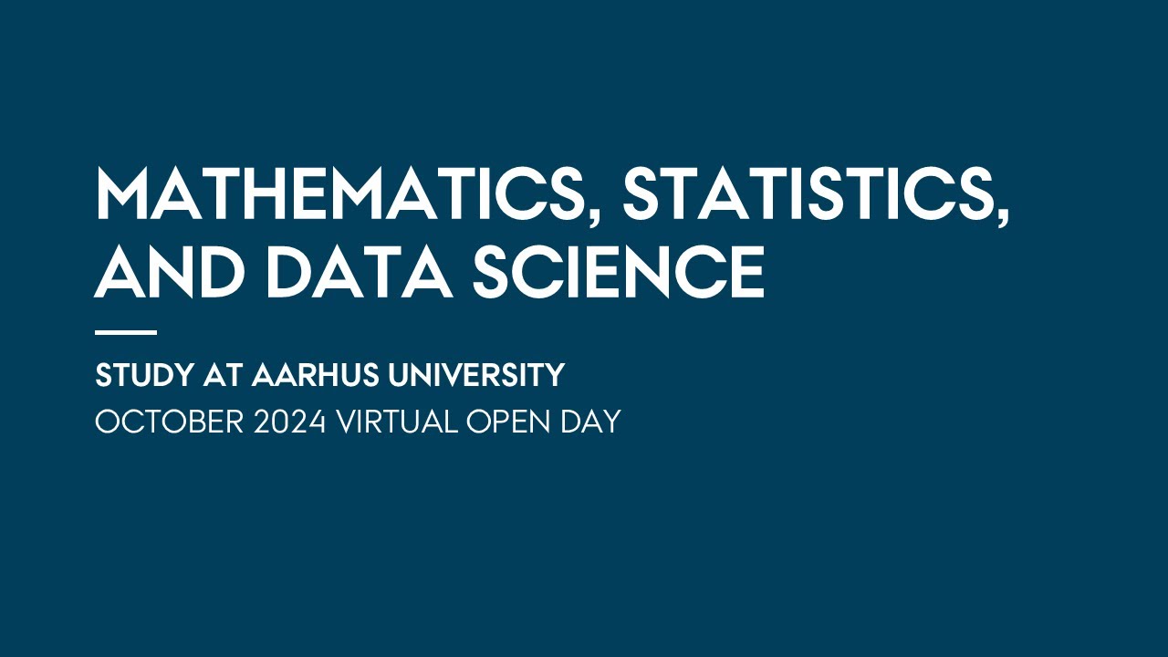 Master's degree programme in Statistics