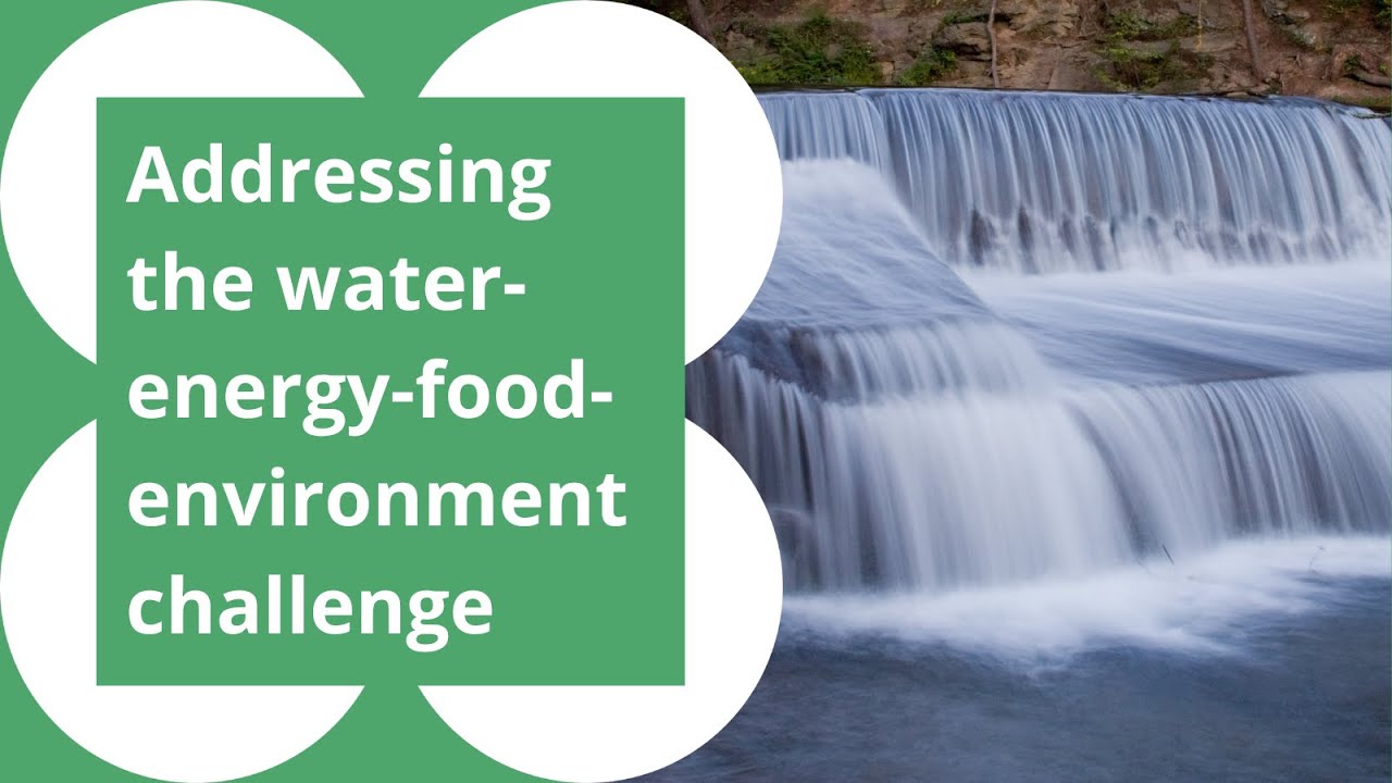 Addressing the water-energy-food-environment challenge